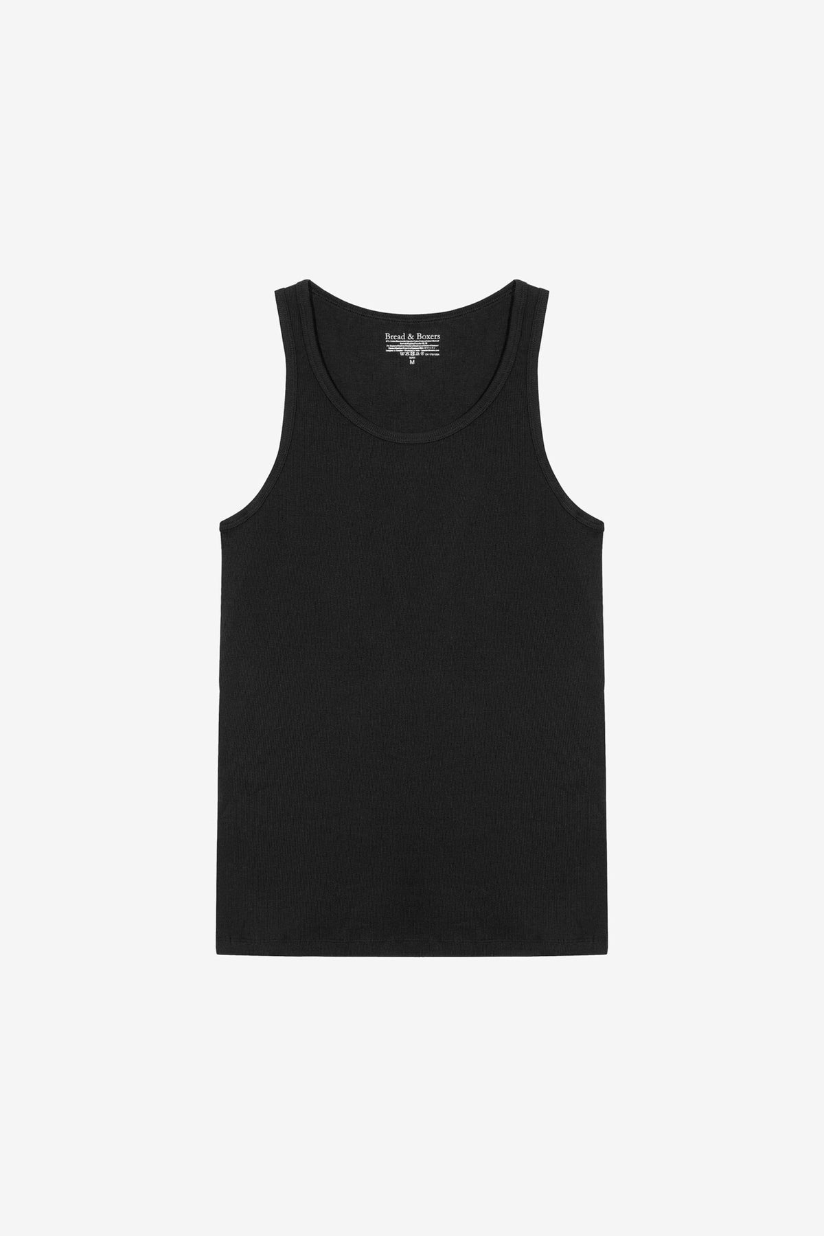 Bread and Boxers Classic Ribbed Tank Top - Black 2 Pack – WITTMORE