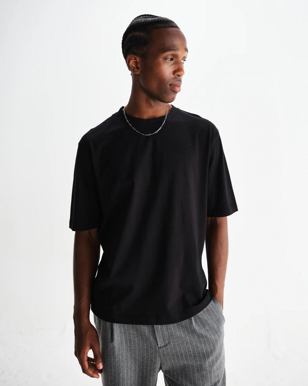 Wax London Black Milton Cropped T Shirt – WITTMORE