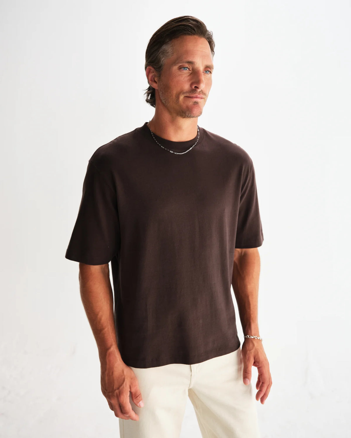 Wax London Dark Brown Milton Cropped T Shirt – WITTMORE
