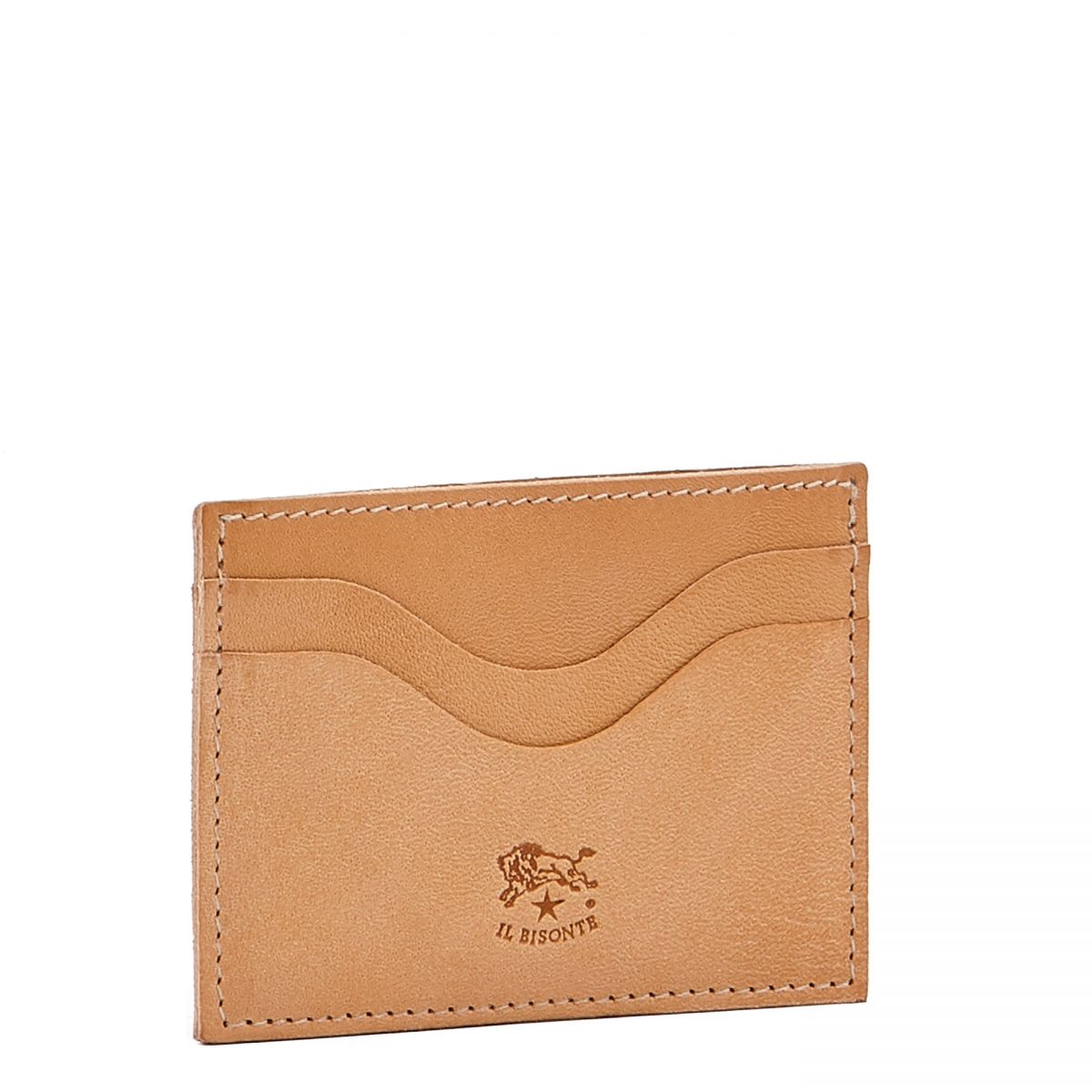Il Bisonte Natural Tan Slim Leather Card Wallet – WITTMORE
